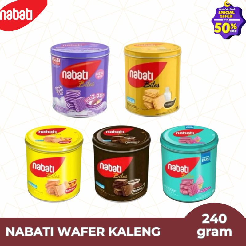 Jual Nabati Kaleng Wafer Richoco Richeese Goguma Pink lava 240g ...