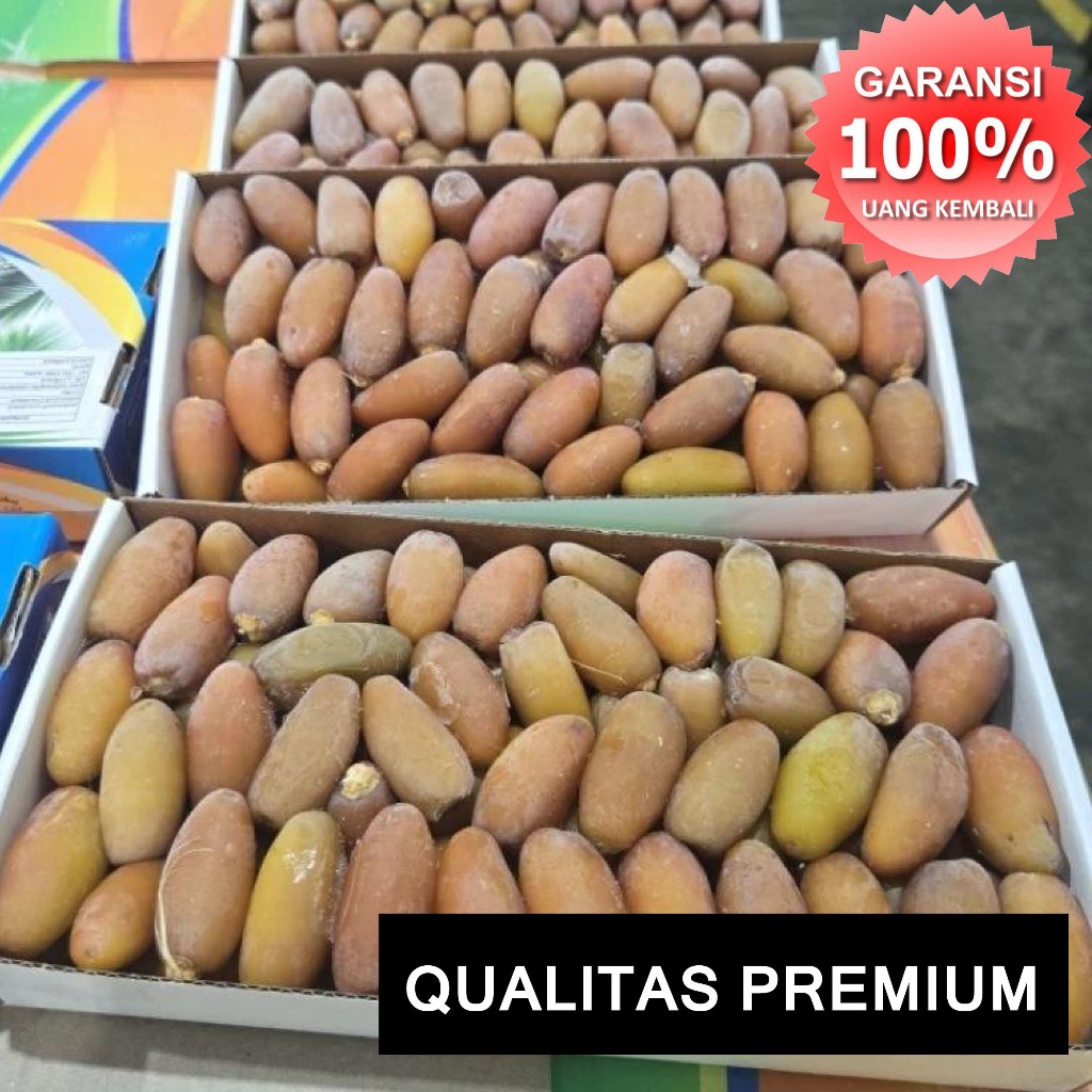 Jual Kurma Ruthob Libya Premium adalah kurma muda segar 1KG | Shopee ...