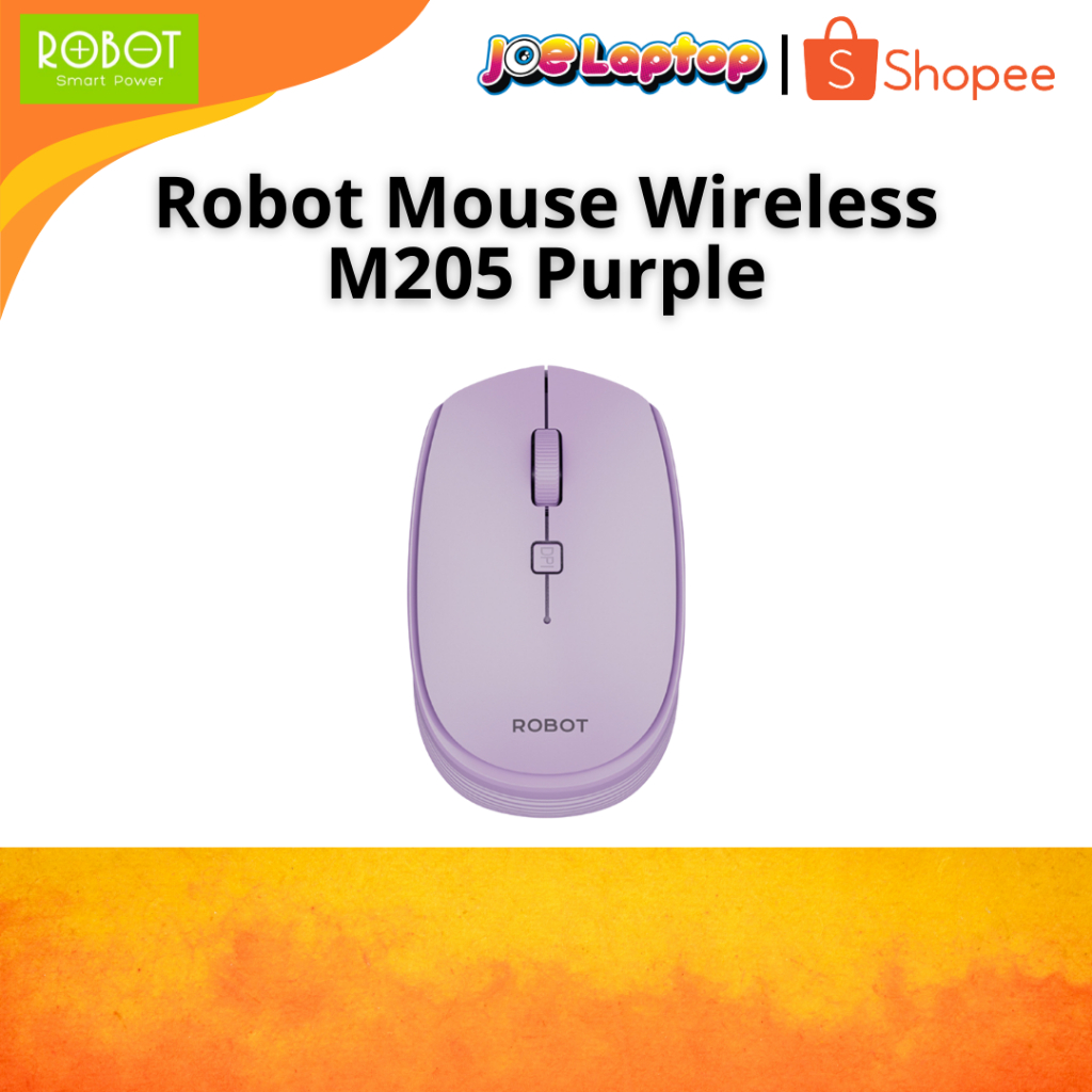 Jual Robot Mouse Wireless M205 Purple | Shopee Indonesia
