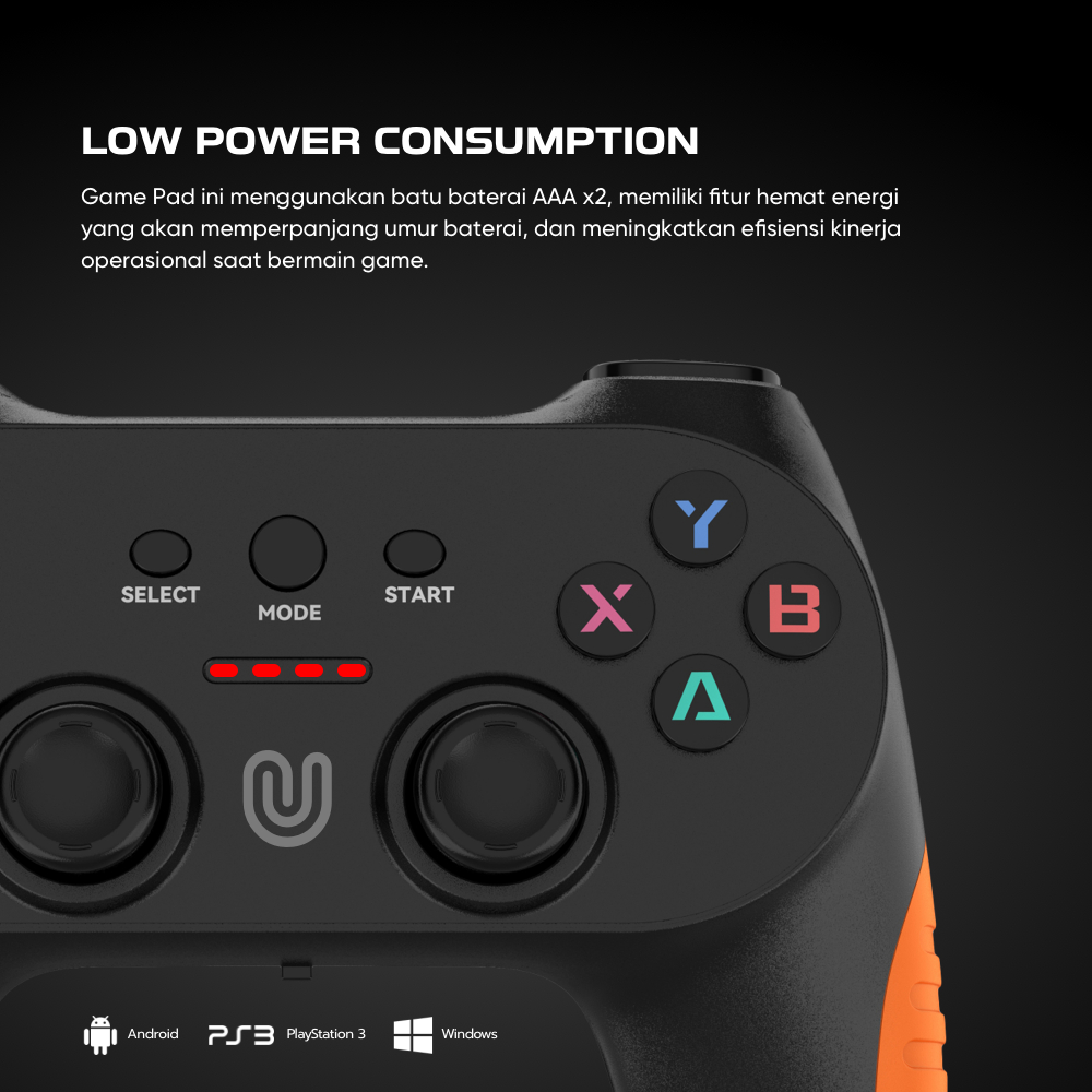 Jual Gamepad Wireless 2.4G Unitech CM-039 untuk Hp Android Tablet PS3 ...