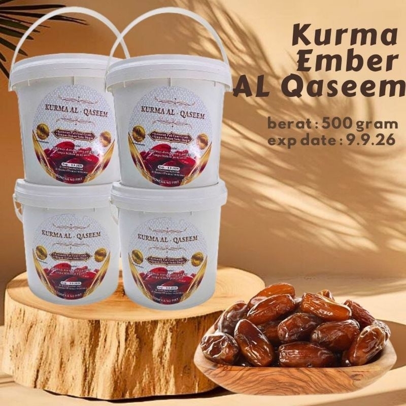 Jual kurma ember AL QASEEM 500g | Shopee Indonesia