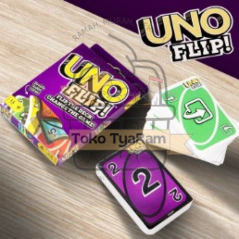 Jual uno/uno flip/kartu uno/kartu uno flip/permainan kartu | Shopee ...