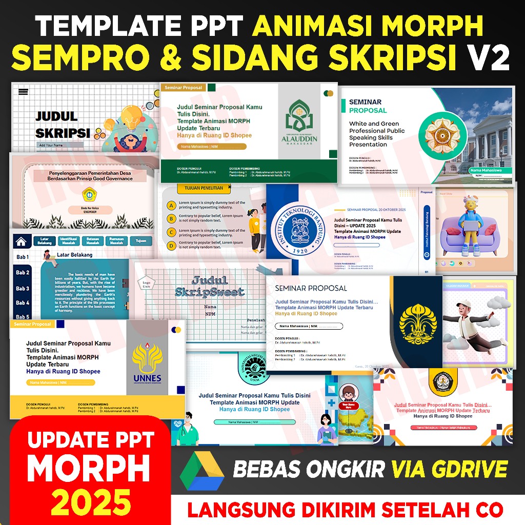 Jual Template Presentasi PPT Sidang Skripsi Sempro Animasi Aesthetic PowerPoint | Shopee Indonesia