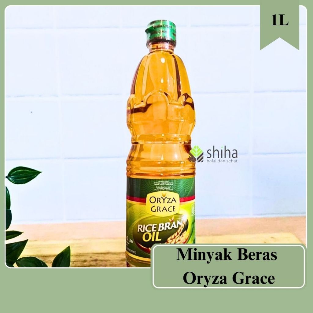 Jual ORYZA GRACE Rice Bran Oil 1L / Minyak Goreng Beras bekatul 1 L ...