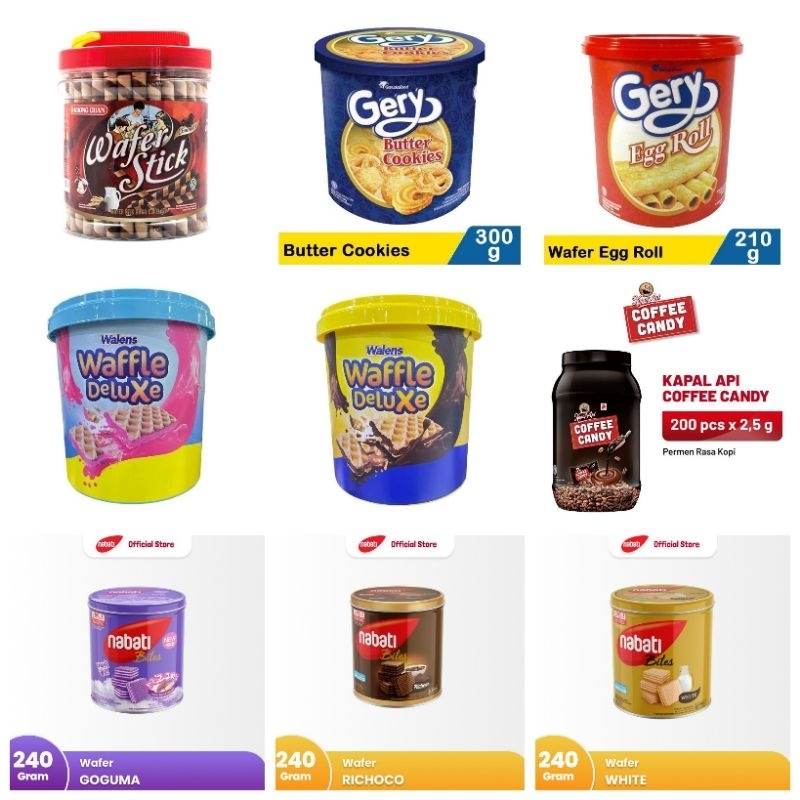 Jual Free Packing Kardus Nabati Bites Richoco Cokelat Chocolate Wafer ...