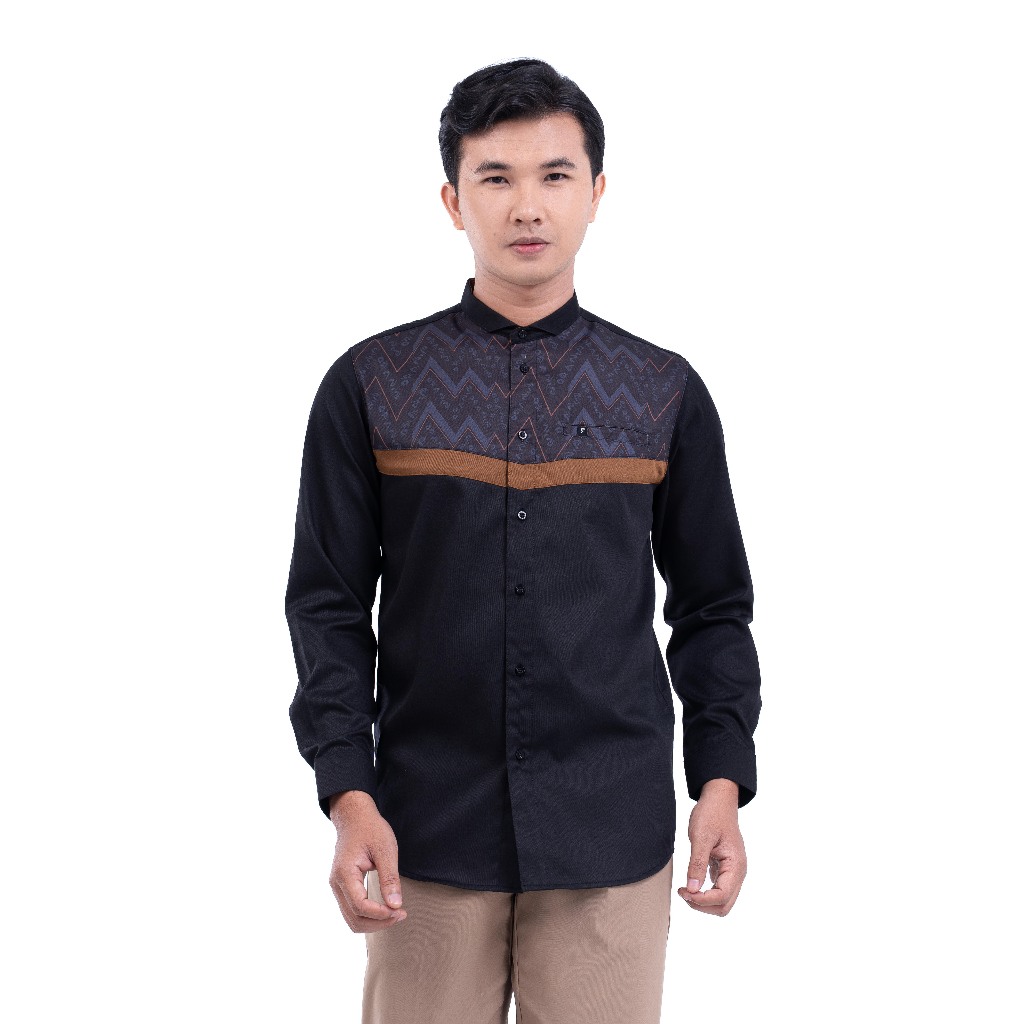 Jual Kemko Modern Kemeja Pria KEMKO FADKHERA LONTARA PJG | Shopee Indonesia