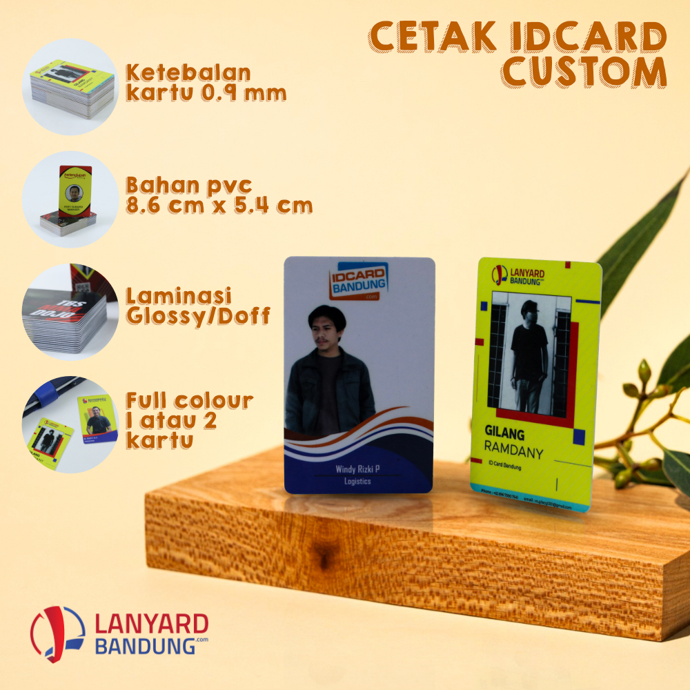 Jual CETAK KARTU CUSTOM 1 atau 2 SISI / BAHAN PVC TEBAL 0,9 mm / Tidak ...