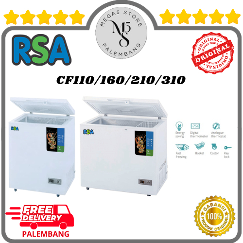 Jual Chest Freezer RSA CF110 / CF210 / CF310 Freezer Box RSA Lemari ...
