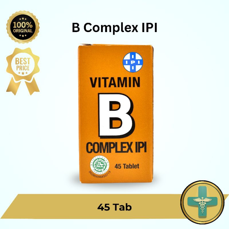 Jual Vitamin B Complex Ipi 45 Tablet | Shopee Indonesia