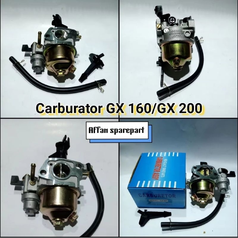 Jual KARBURATOR GX 160 / GX 200 / CARBURATOR GX 160 / GX 200 ( 2 Tabung ) ASLI TAIWAN | Shopee ...