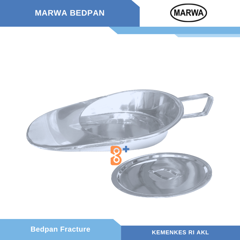 Jual MARWA Bed Pan Frakture Stainless Steel / Bedpan BAB / Pispot Sodok ...