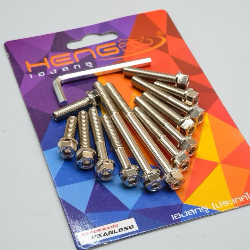 Jual baut 2 kunci cvt heng chrome cvt vario 125/150 isi 13pcs | Shopee Indonesia