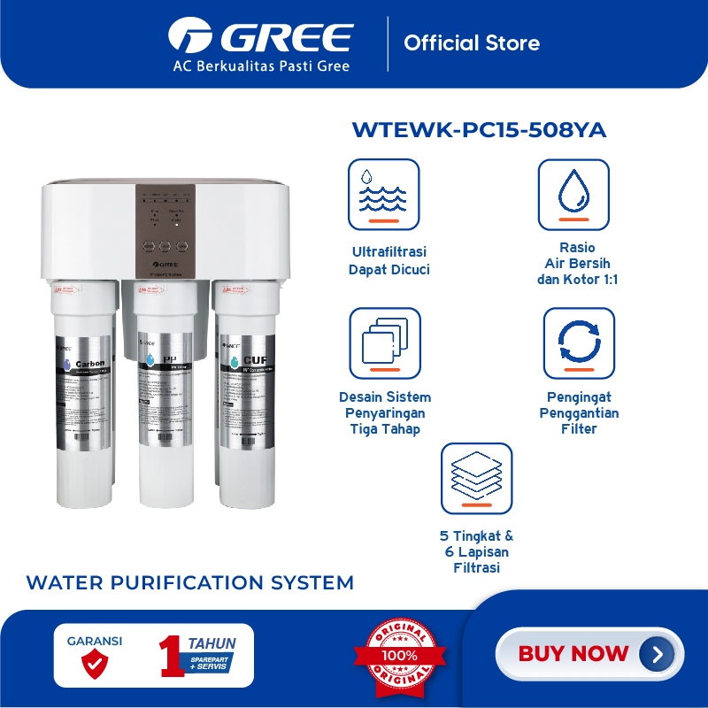Jual Gree Water Purification System - GREE UltraPure RO Water Purifier ...