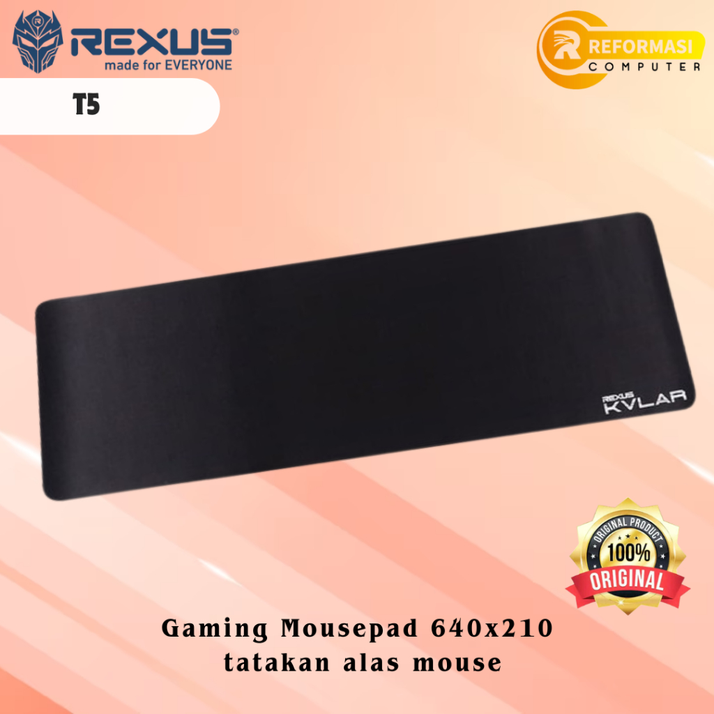 Jual Rexus T5 Mousepad Gaming | Shopee Indonesia