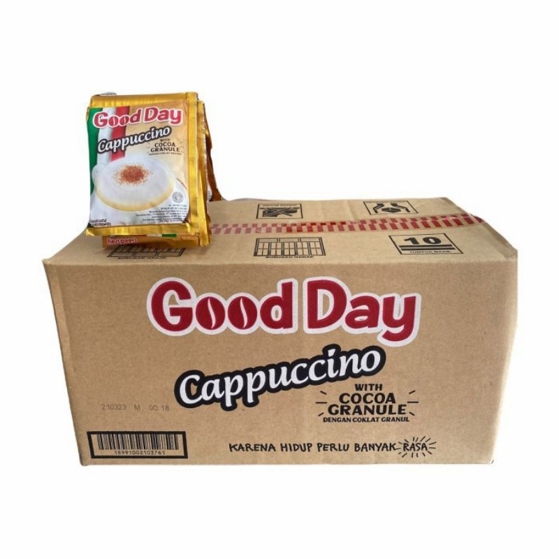 Jual 1 dus isi 12 rtg - Good day cappucino 25 gr | Shopee Indonesia