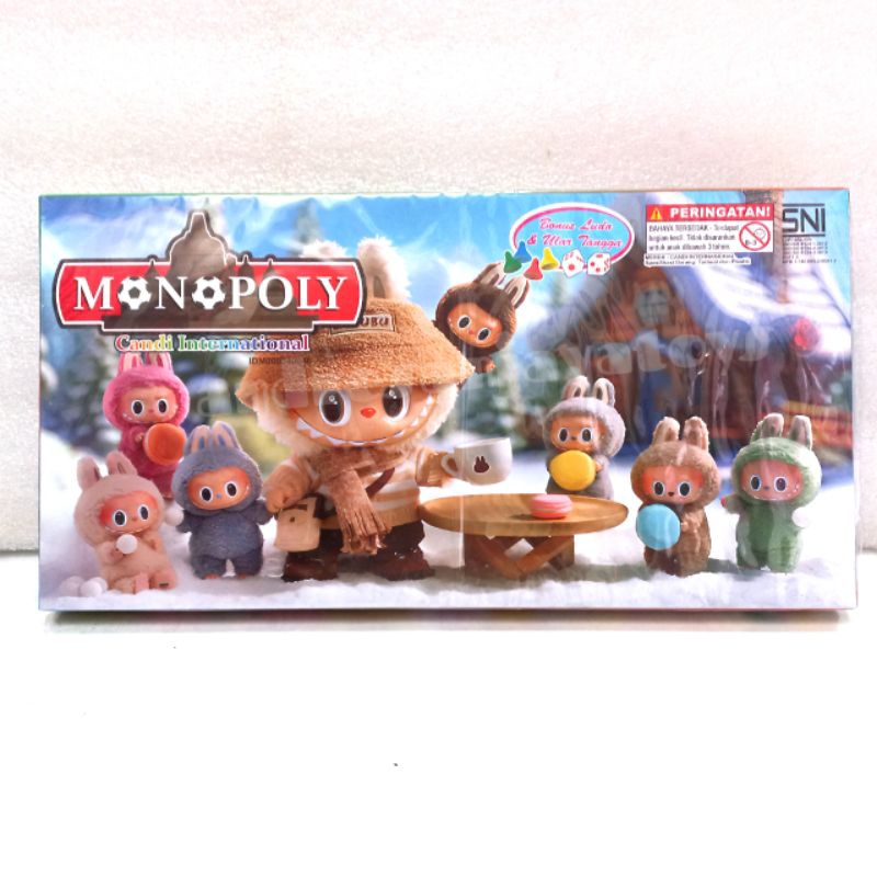 Jual Board Game Mainan Monopoli Labubu Ludo Ular Tangga Game Dadu 3in1 ...