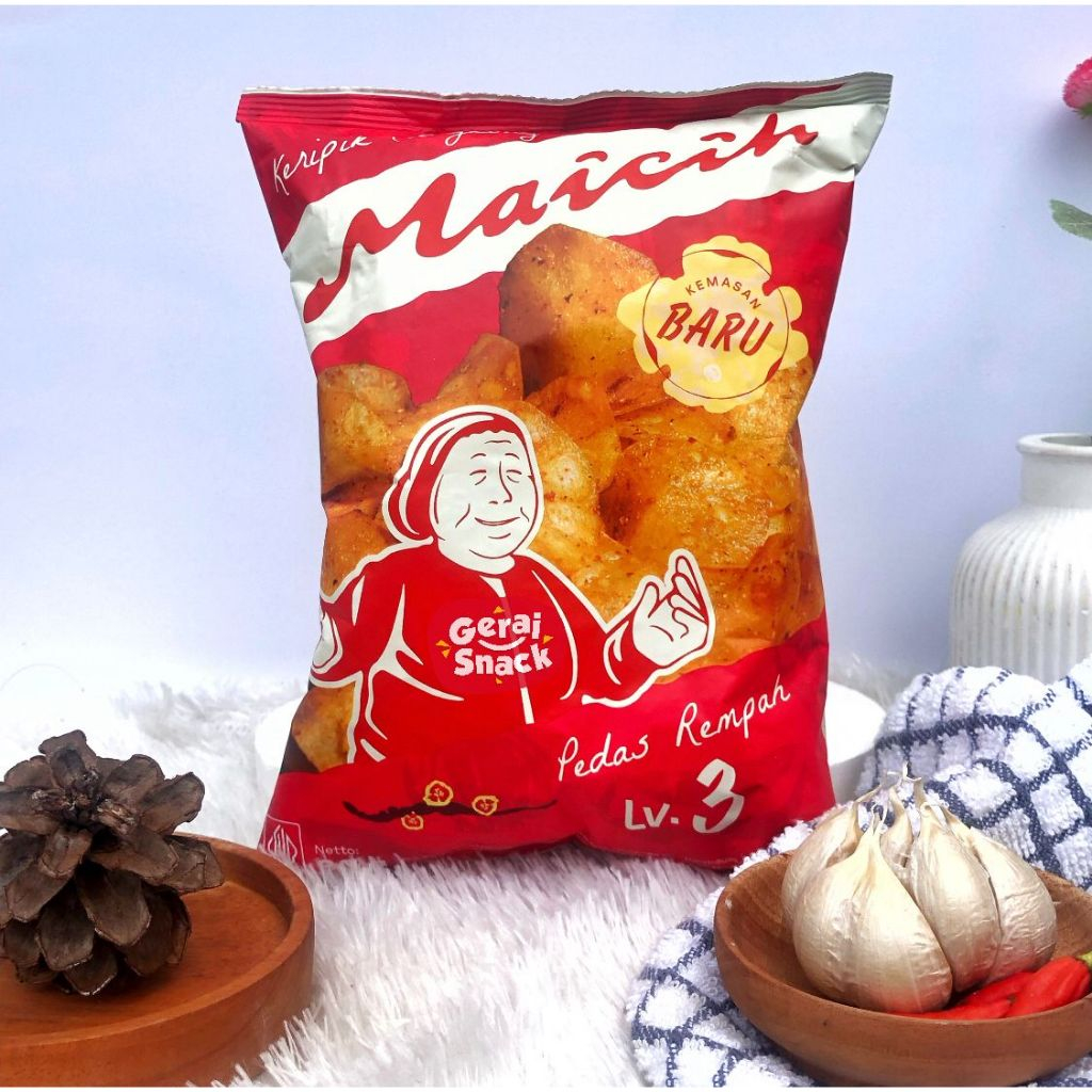 Jual Keripik Maicih BOB LEVEL 3 Oleh2 Khas Bandung 80g | Shopee Indonesia