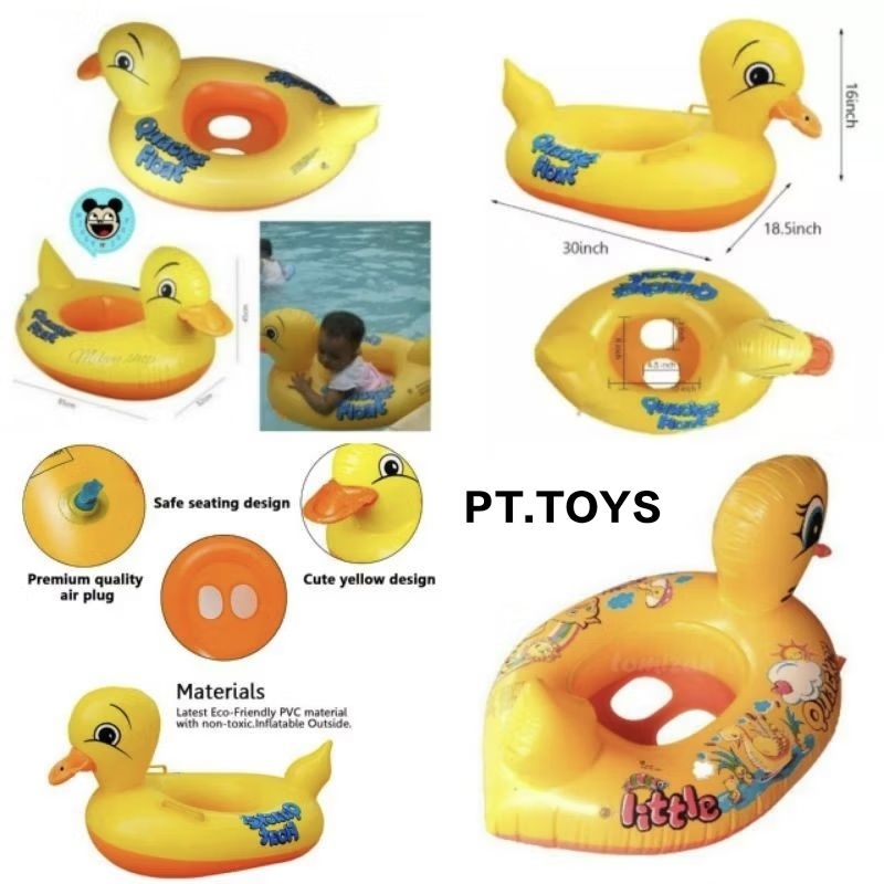 Jual Ban Renang Bebek Cawat 𝙄𝙈𝙋𝙊𝙍𝙏 Pakai 𝙋𝙀𝙂𝘼𝙉𝙂𝘼𝙉 / Bebek Float ...