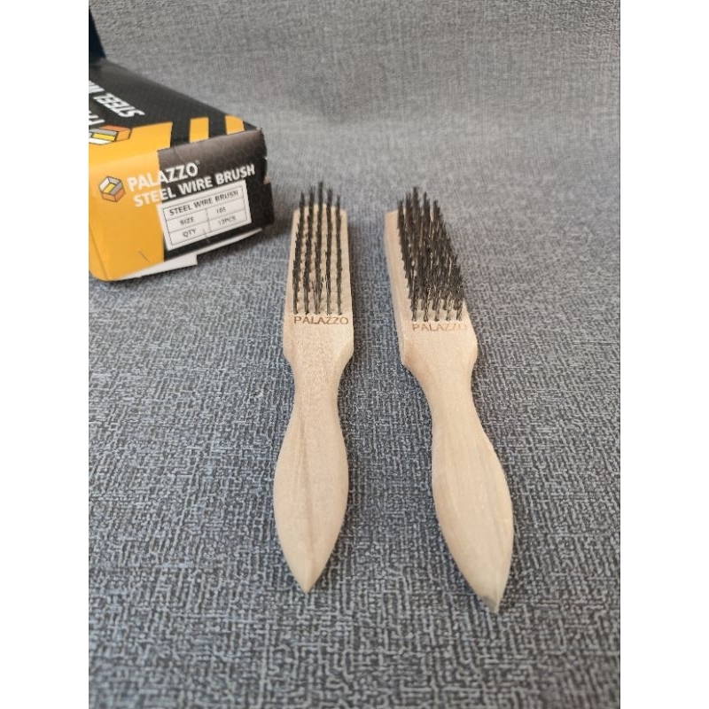 Jual Sikat Kawat PALAZZO Sikat Baja Sikat Waja Putih / Satuan | Shopee ...