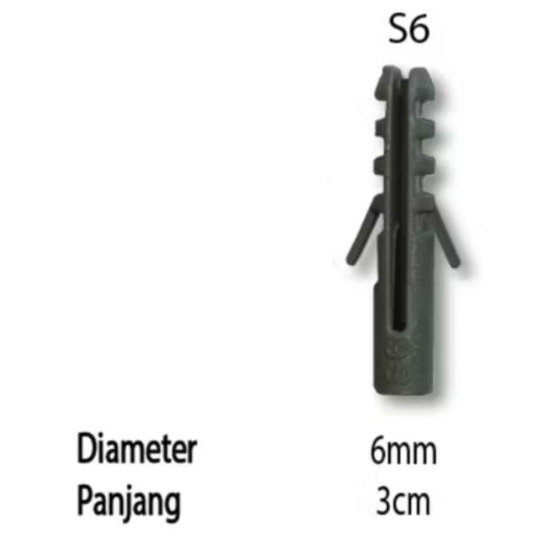 Jual Skrup Angkur Wall Plug GMP - Sekrup Viser Fiser - S6 OWNER | Shopee Indonesia