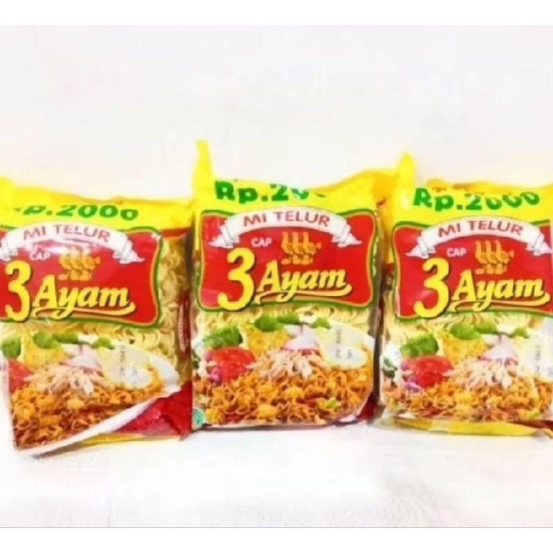 Jual MI TELUR CAP TIGA AYAM | Shopee Indonesia