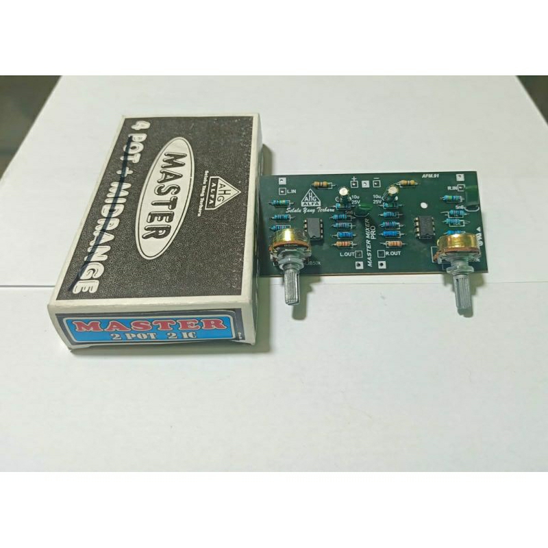 Jual KIT MASTER MIXER 2 POTENSIO 2 IC TIPE:4558 | Shopee Indonesia