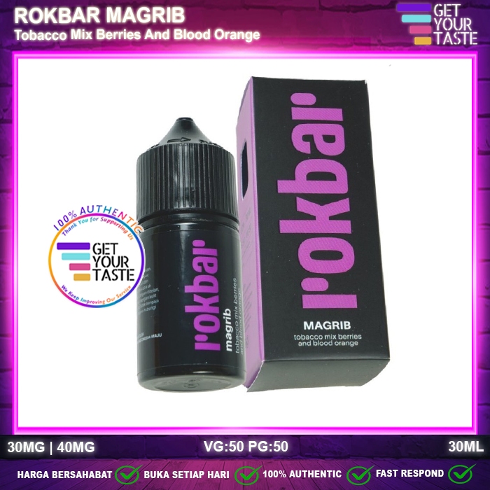 Jual Liquid ROKBAR Magrib Tobacco Mix Berries Salt Nic 30ML Saltnic by ...