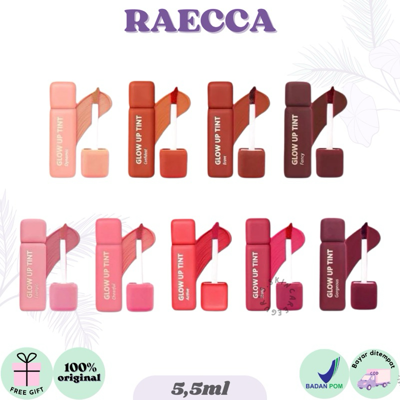 Jual Raecca Glow Up Tint 5.5ml | Lip Tint Raecca | Liptint Raecca | Shopee Indonesia