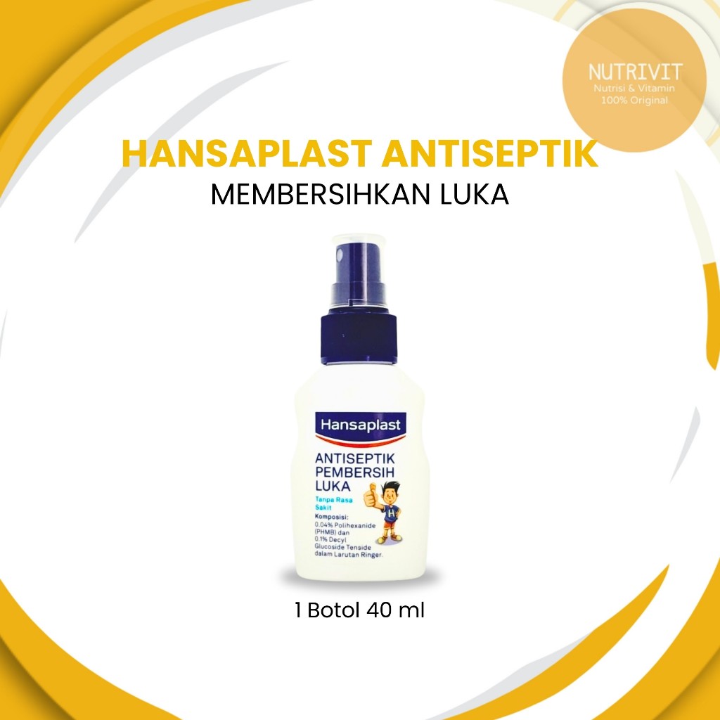 Jual Hansaplast Antiseptik Pembersih Luka Spray 40mL | Shopee Indonesia