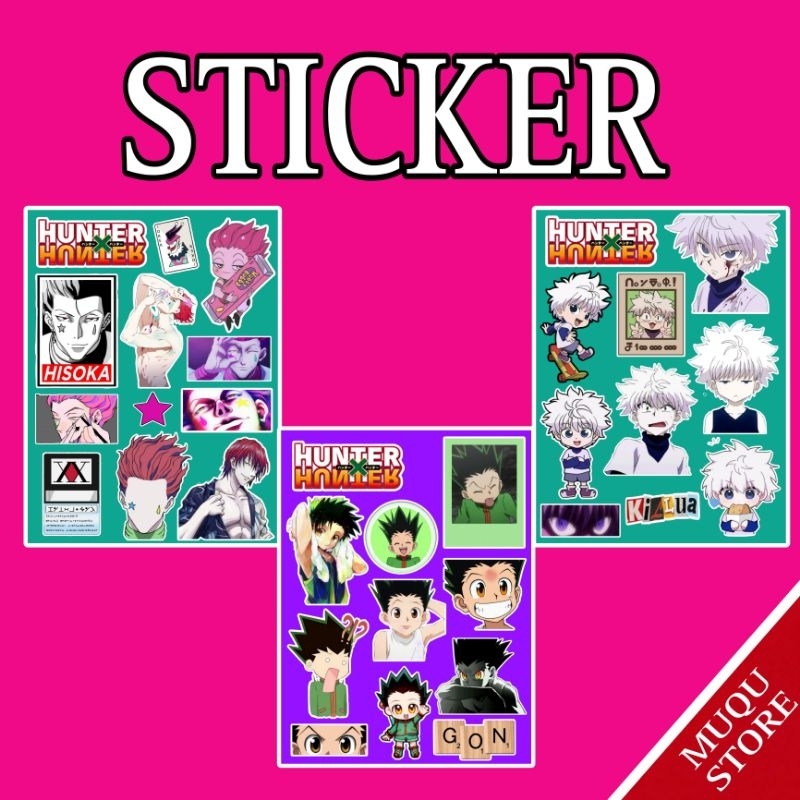 Jual STICKER ANIME HUNTER X HUNTER | Shopee Indonesia