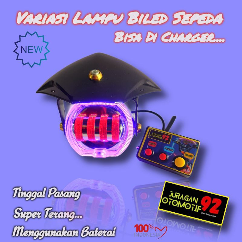 Jual Lampu Variasi Biled Sepeda / Aksesoris Sepeda Gunung | Shopee ...