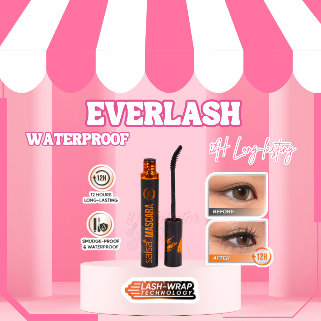 Jual SALSA Everlash Mascara 12H Long-lasting Mascara | BPOM | Shopee ...