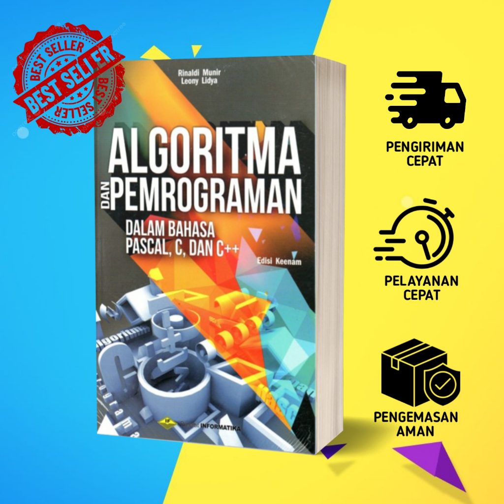Jual Buku Algoritma dan Pemrograman Rinaldi Munir Dalam Bahasa Pascal EDISI 6 | Shopee Indonesia