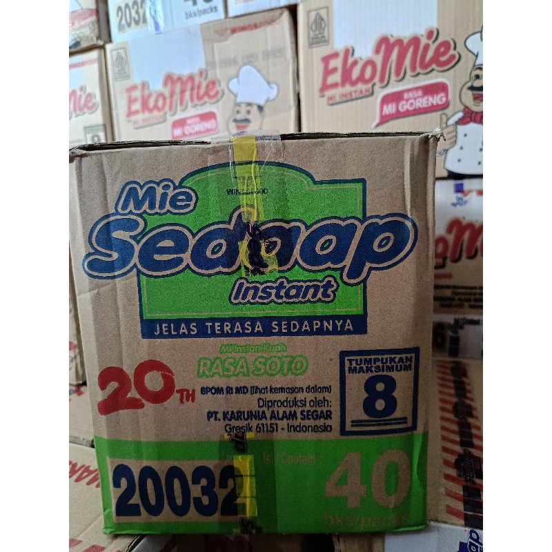 Jual [1 DUS ISI 40 BUNGKUS] MIE SEDAAP AYAM BAWANG / SOTO | Shopee ...