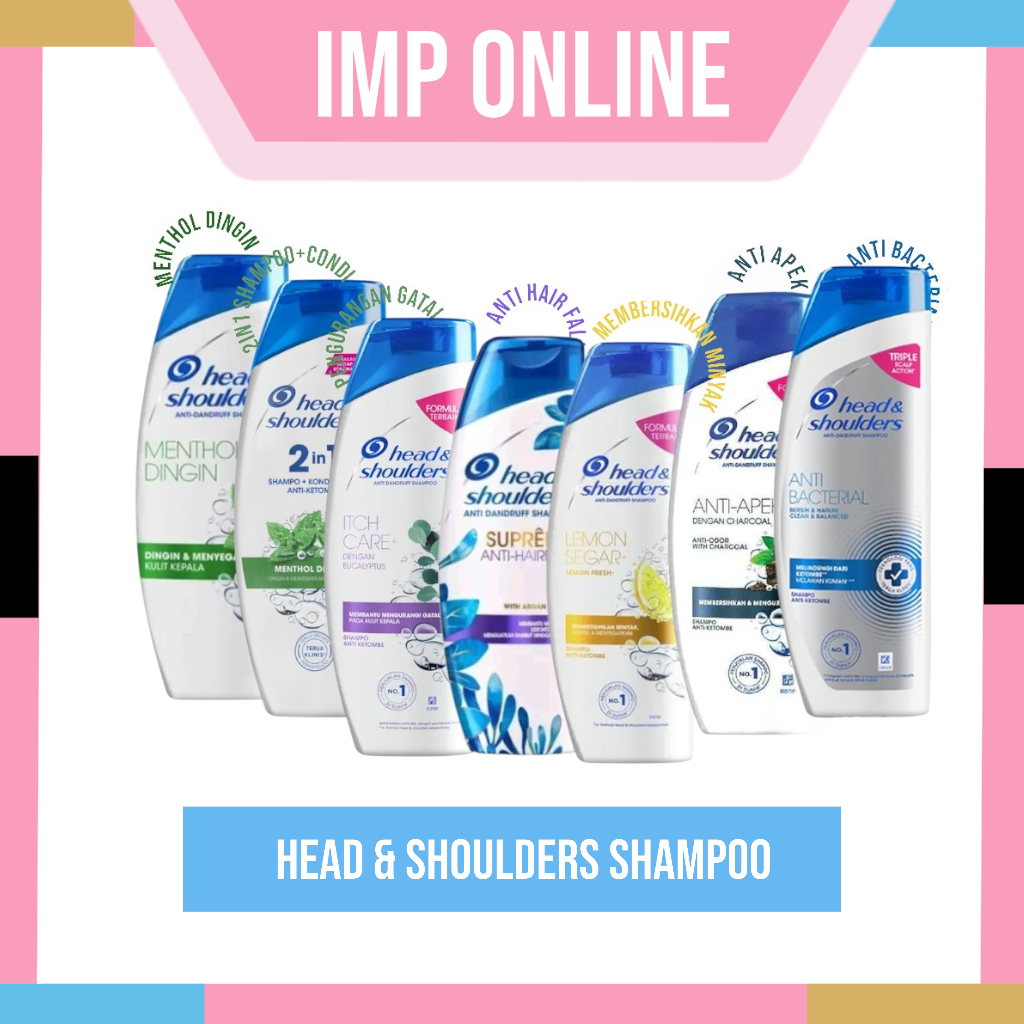 Jual IMP- Head & Shoulder 160 mL Anti HairFall | Anti Apek | Anti Gatal ...