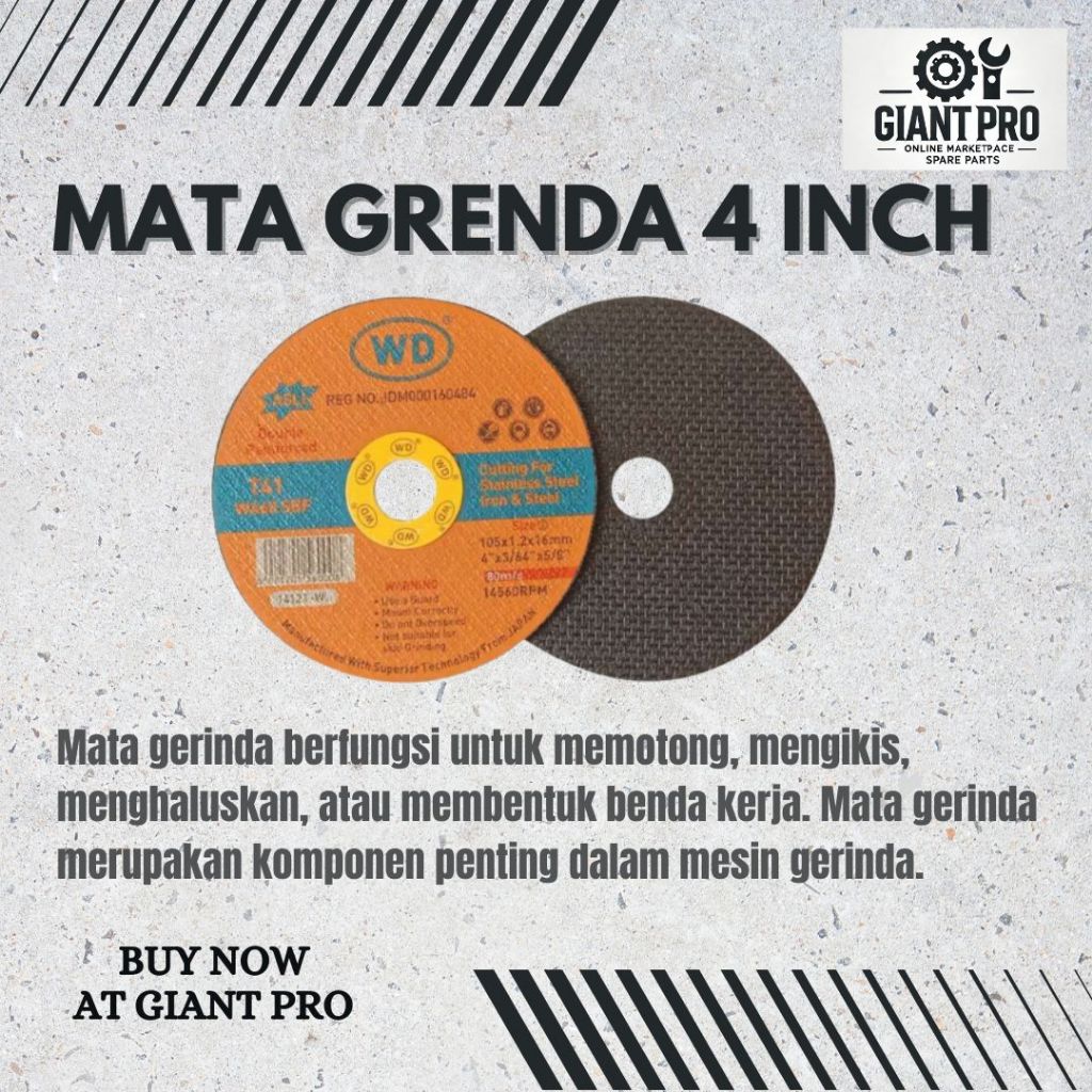 Jual GIANT PRO WD Mata gerinda mata potong/cutting batu mata gerinda ...