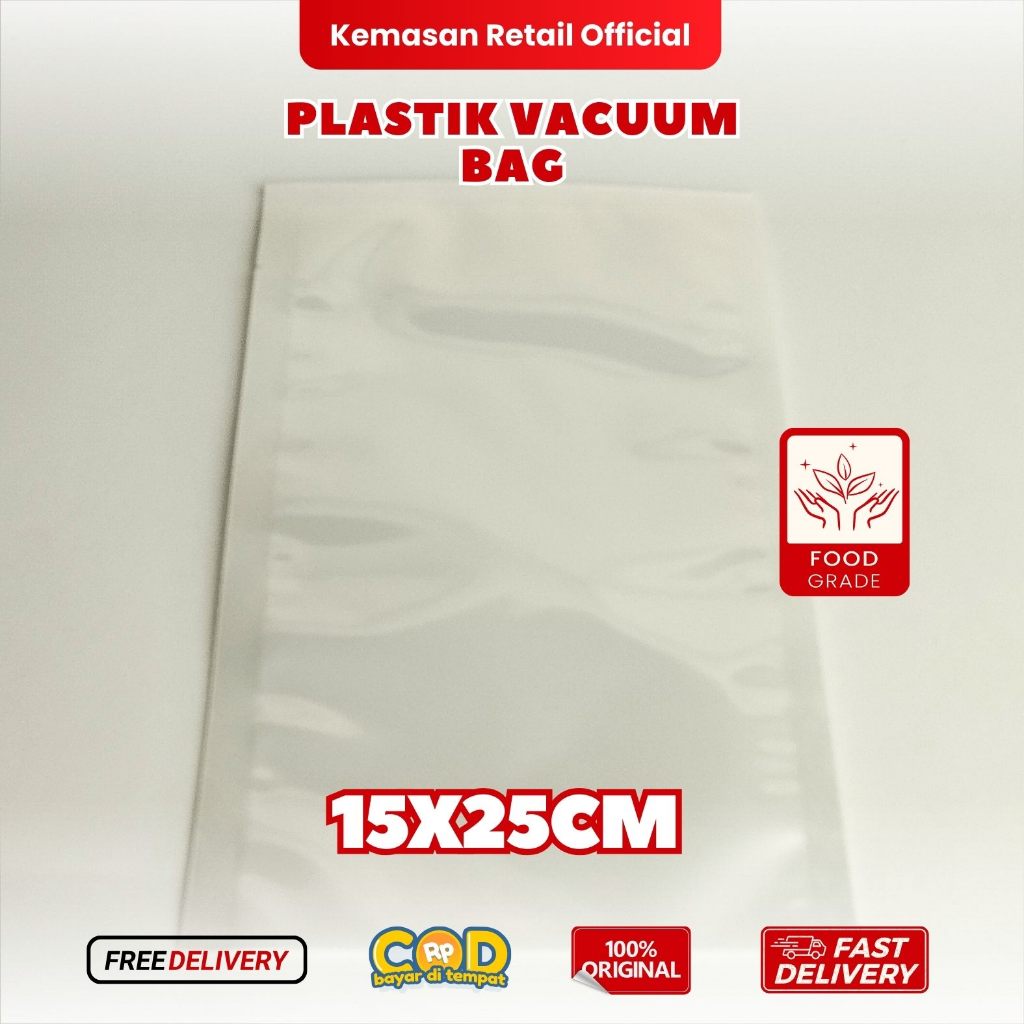 Jual Plastik Vacuum Bag 15x25 cm - Kantong Plastik Vacuum Polos - Kemasan Jaya Gemilang | Shopee ...