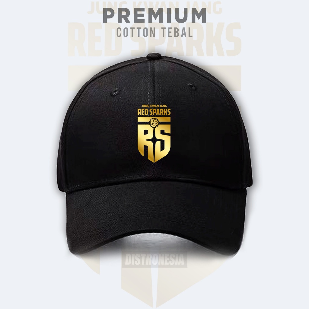 Jual Topi Red Sparks Gold Premium Cotton | Shopee Indonesia
