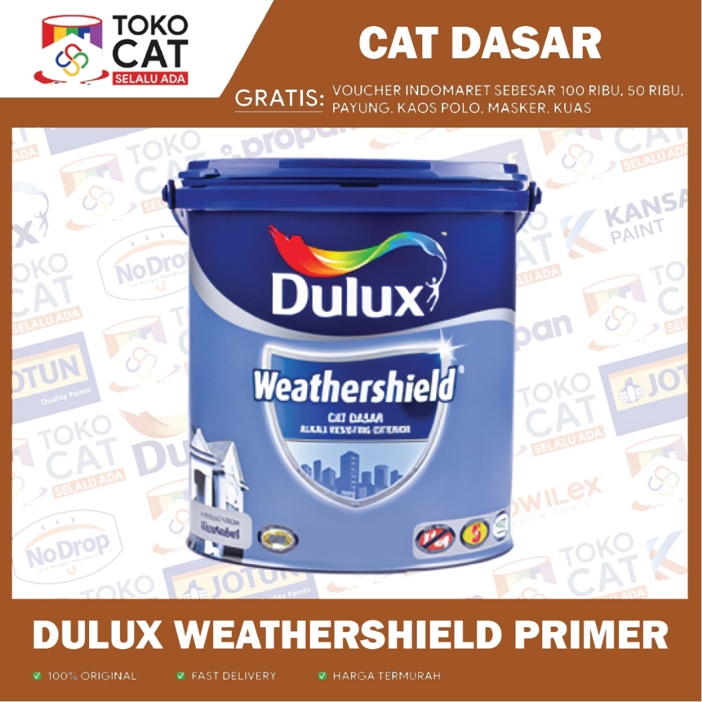 Jual Cat Dasar Exterior | Dulux Weathershield Alkali Resisting 2.5L ...