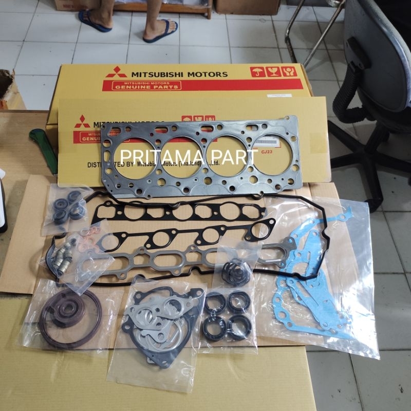 Jual PAKING FULL SET TRITON PAJERO 2.5 2500 CC 4D56 PLAT GASKET FULL SET PAJERO TRITON 2.5 ...