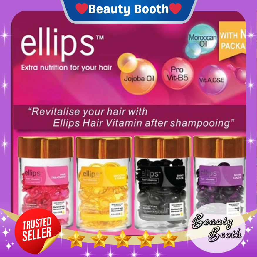 Jual ELLIPS Vitamin Rambut JAR Isi 50 Butir | Hair Vitamin Rambut ...