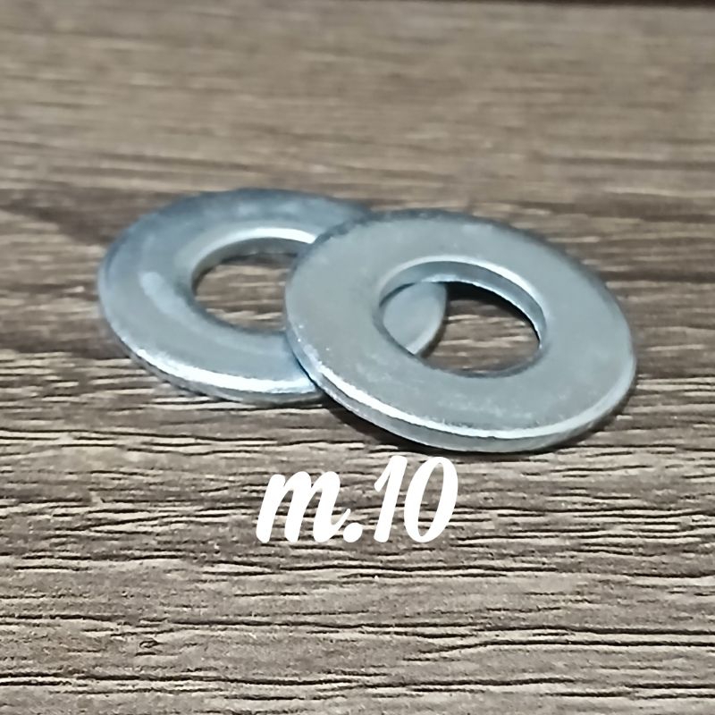 Jual Ring Plat 10mm Ukuran Baut 14 M10 10 mm | Shopee Indonesia