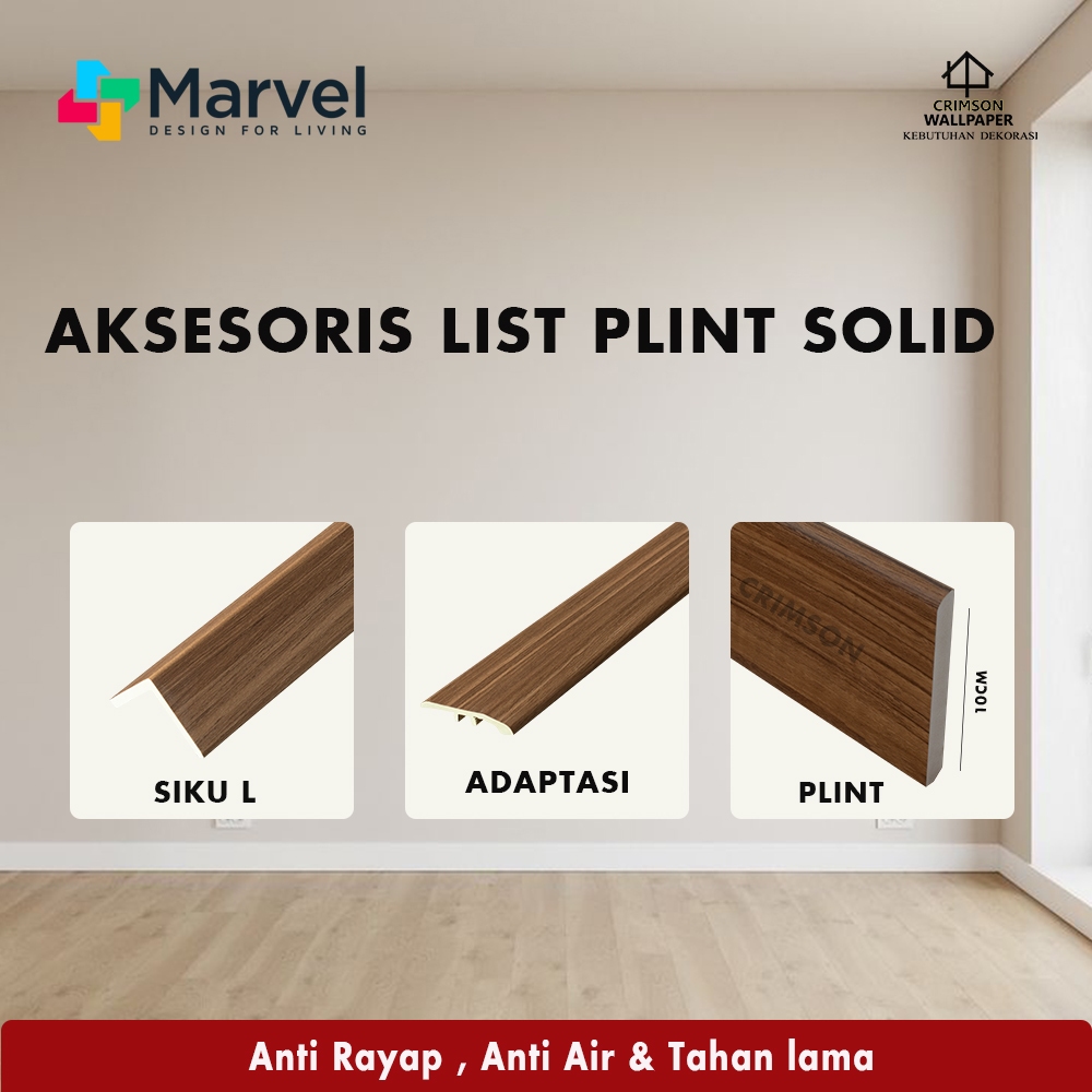 Jual LIST PLINT MARVEL | PLIN AKSESORIES FLOORING SIKU L ADAPTASI VINYL ...