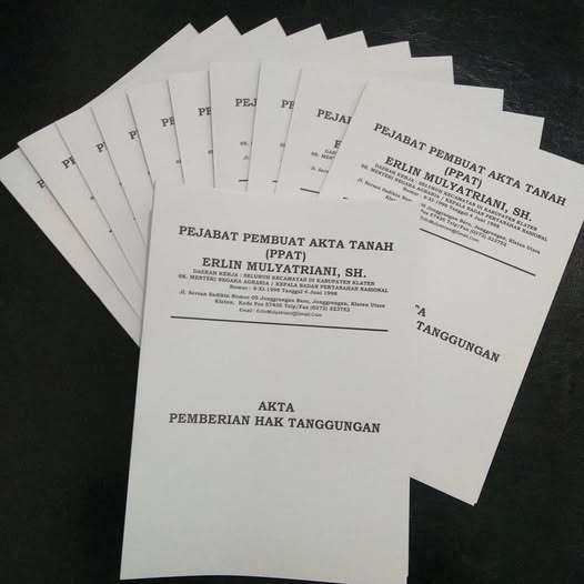 Jual cover akta notaris PPAT tik putih 200g | Shopee Indonesia