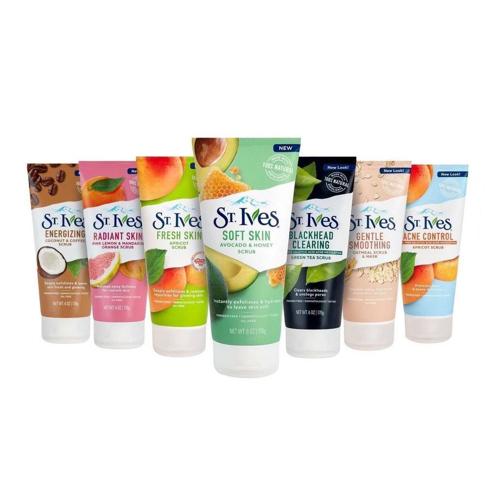 Jual St Ives Facial Scrub Acne Control 170gr Varian Terbaru ...
