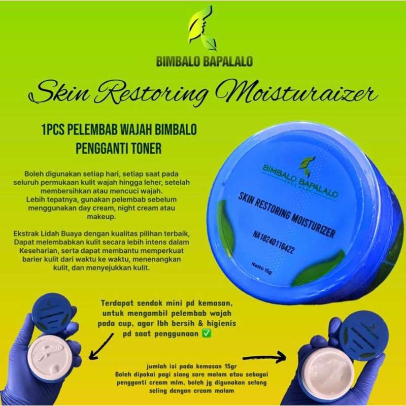 Jual Moisturizer Pelembab Memperbaiki Skin Barrier Bimbalo Bapalalo ...