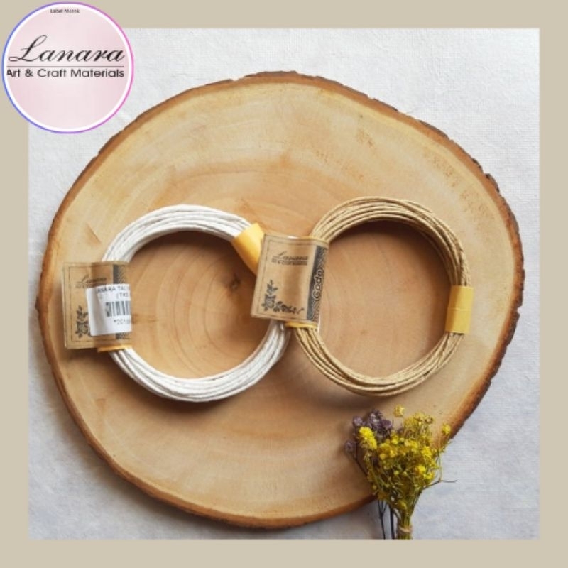 Jual Lanara Tali Kertas Panjang 5 Meter Tali Paper Bag Kerajinan Craft ...