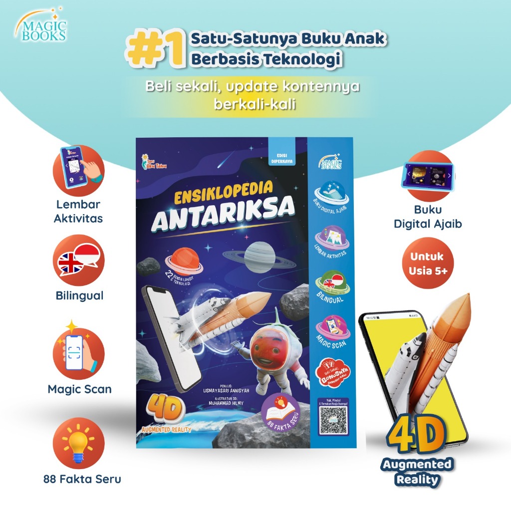 Jual [Mizan] Ensiklopedia Antariksa (Soft Cover) | Buku Cerita Anak 4 ...