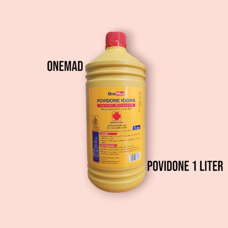Jual Povidone iodine one med 1 liter | Shopee Indonesia