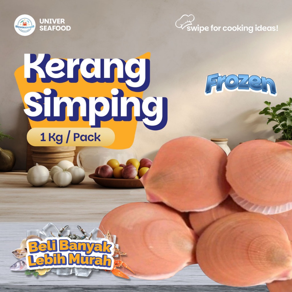 Jual Kerang Simping Frozen Fresh 1kg | Shopee Indonesia